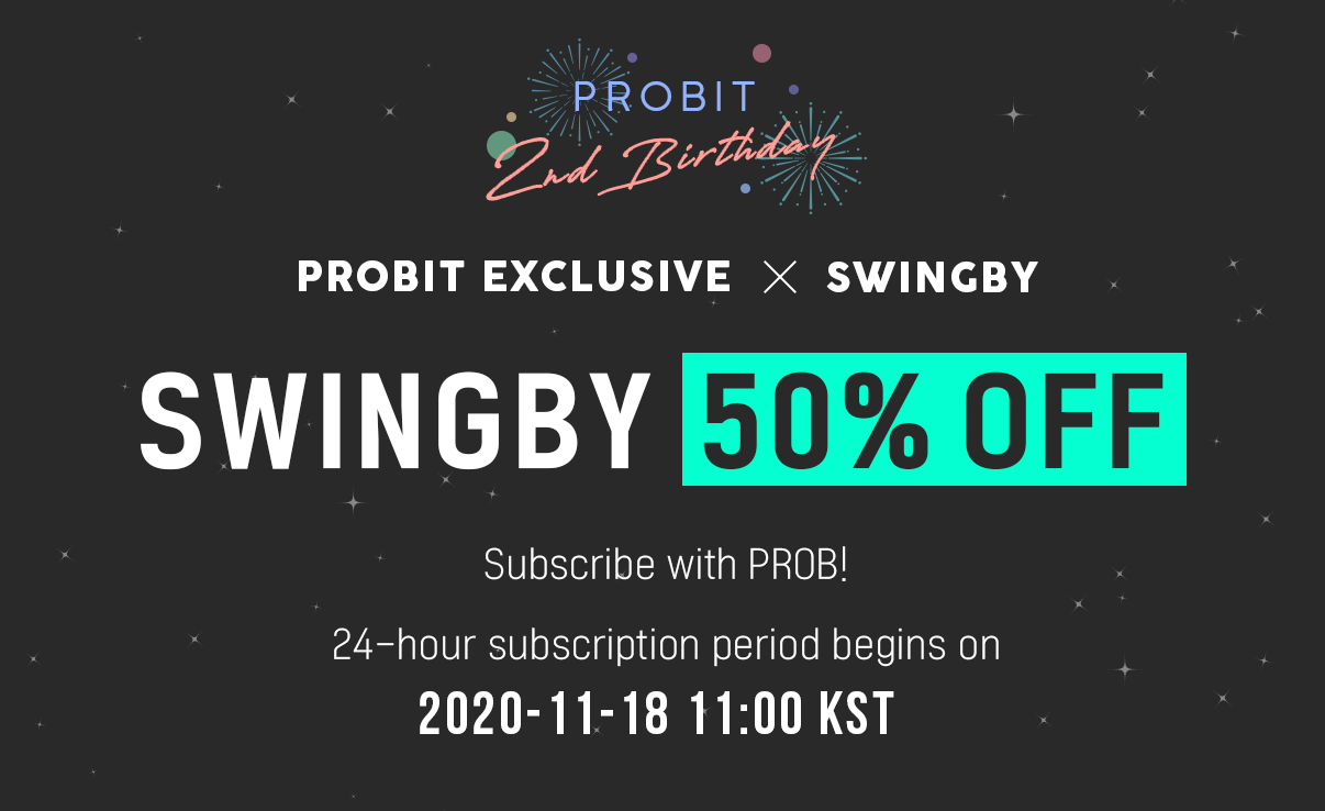 [ProBit Exclusive - SWINGBY Subscription Results] – ProBit Global Support